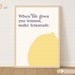 When Life Gives You Lemons Make Lemonade Digital Wall Art - Vibrant ...