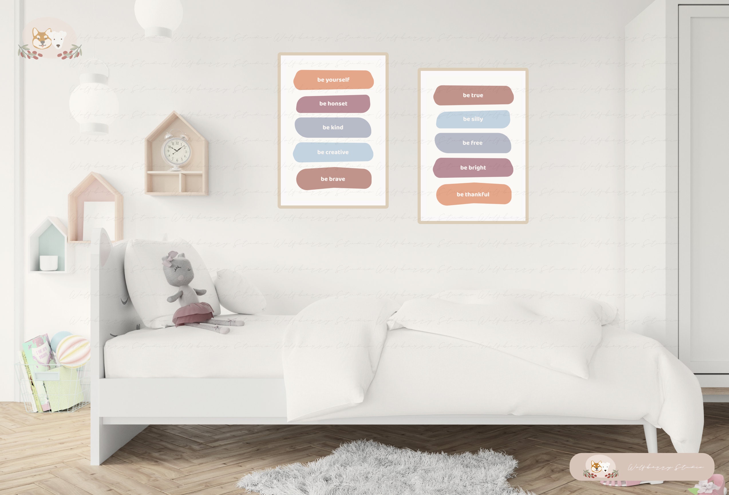 Be Kind Be Brave Be Silly Affirmations Posters for Kids Printable ...