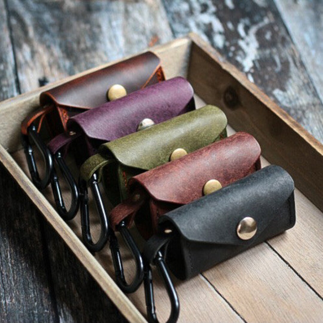 Dog Bag Dispenser | Handmade Italian Leather Dog Poo Bag Holder | Waste ...