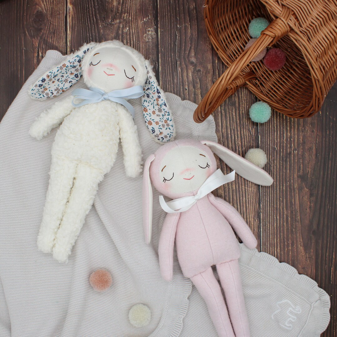 PDF Sewing Pattern Cuddly Plush Bunny Doll Instant Download - Etsy