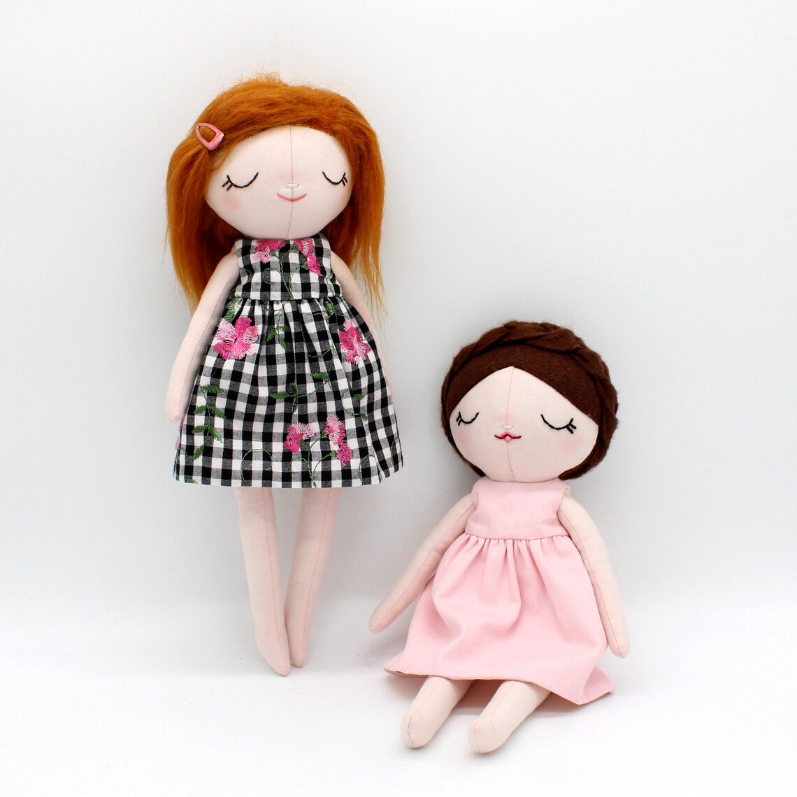 PDF Sewing Pattern - Doll With Dress, Instant Download - Etsy
