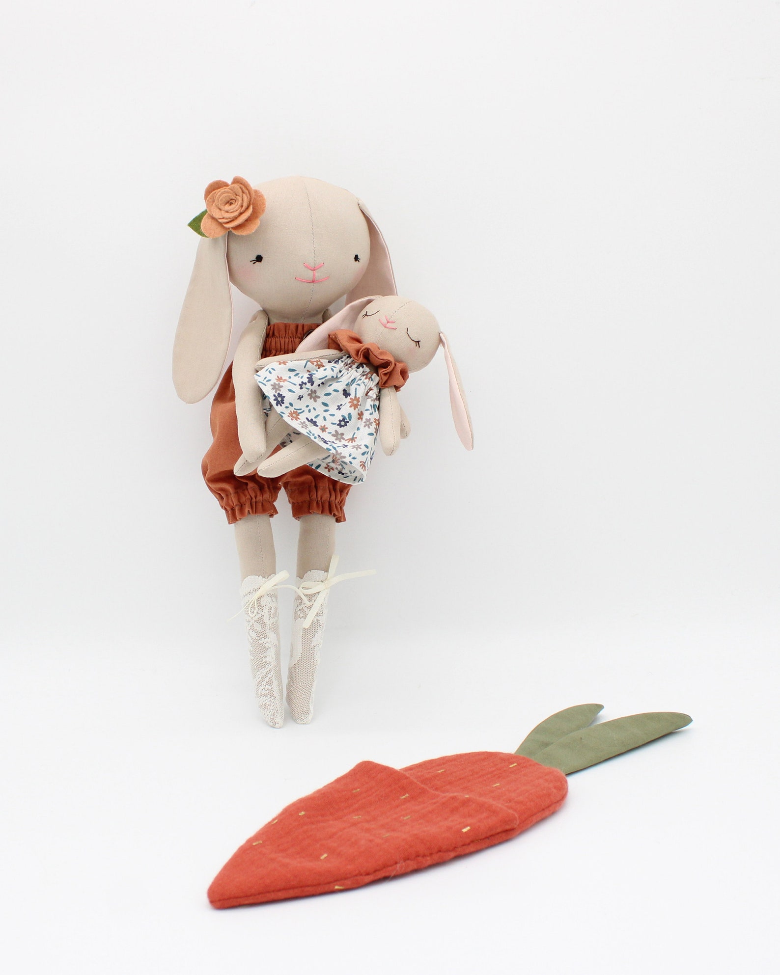 PDF Sewing Pattern Baby Bunny With Carrot Sleeping Bag - Etsy