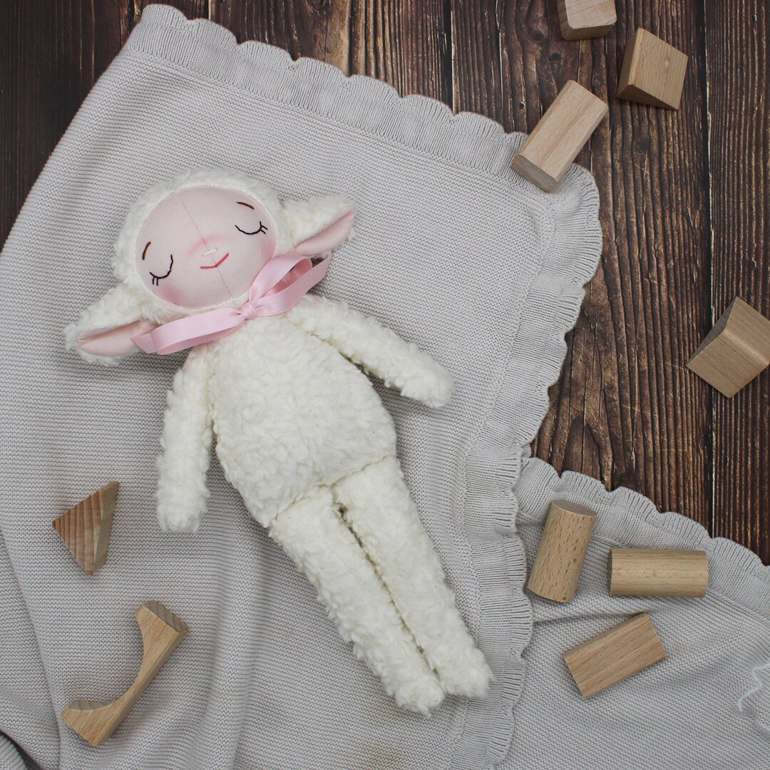 PDF Sewing Pattern Cuddly Plush Lamb Doll, Instant Download ENGLISH - Etsy