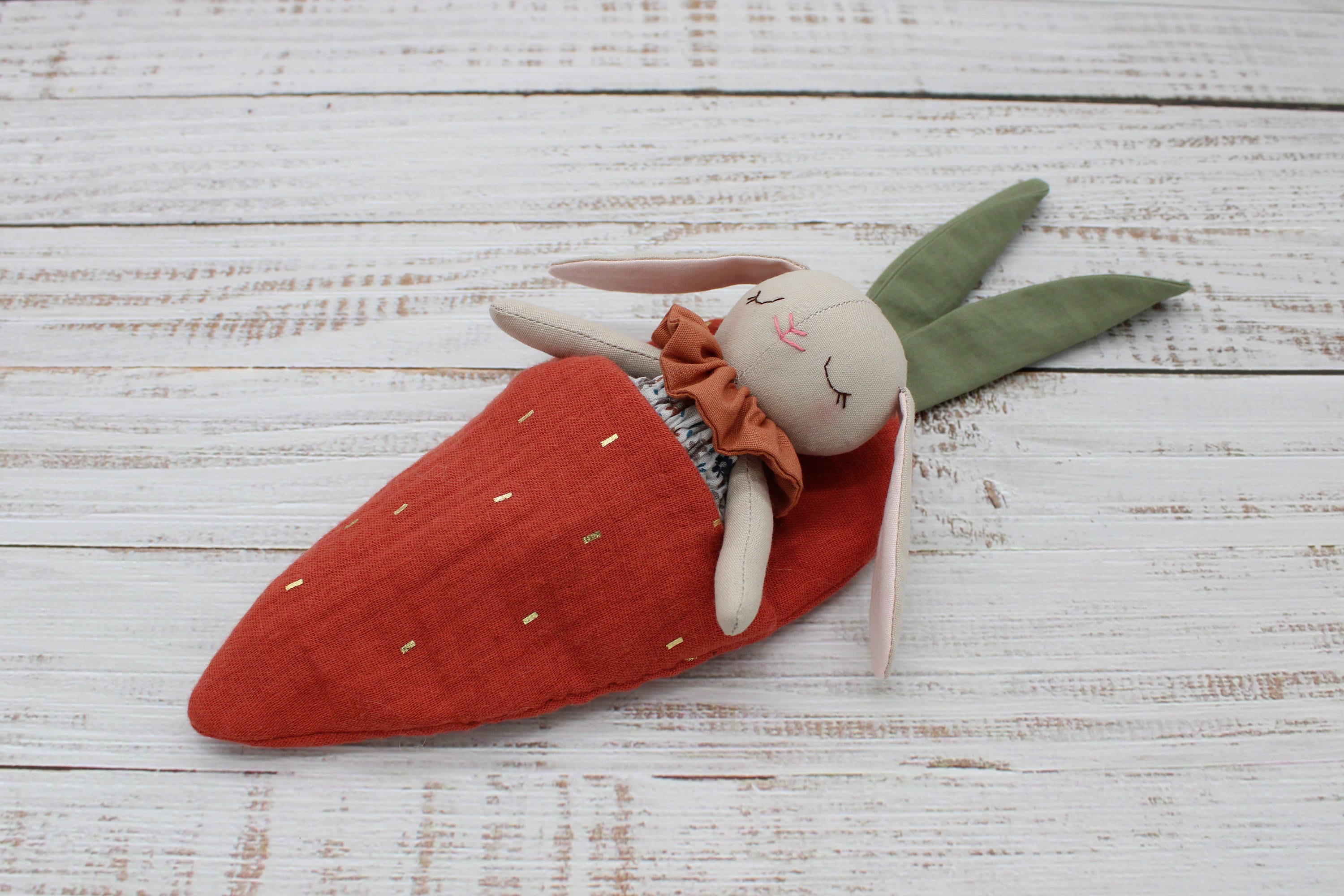 PDF Sewing Pattern Baby Bunny With Carrot Sleeping Bag - Etsy