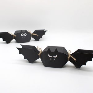 Bat Cracker Gift Box Template, Halloween Cracker - SVG Cutting File and ...
