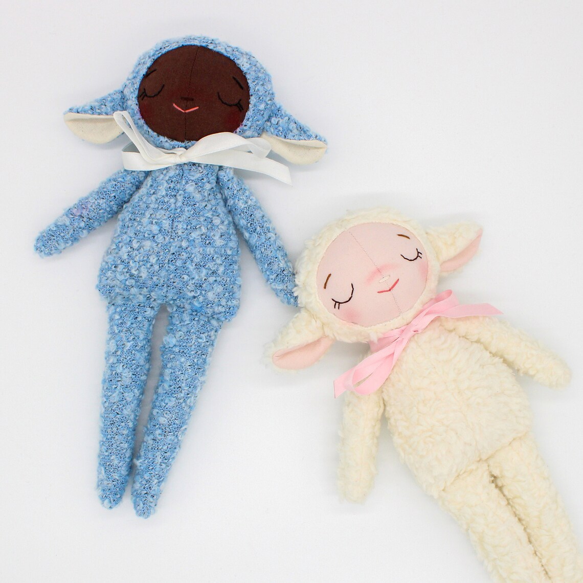 PDF Sewing Pattern Cuddly Plush Lamb Doll Instant Download - Etsy