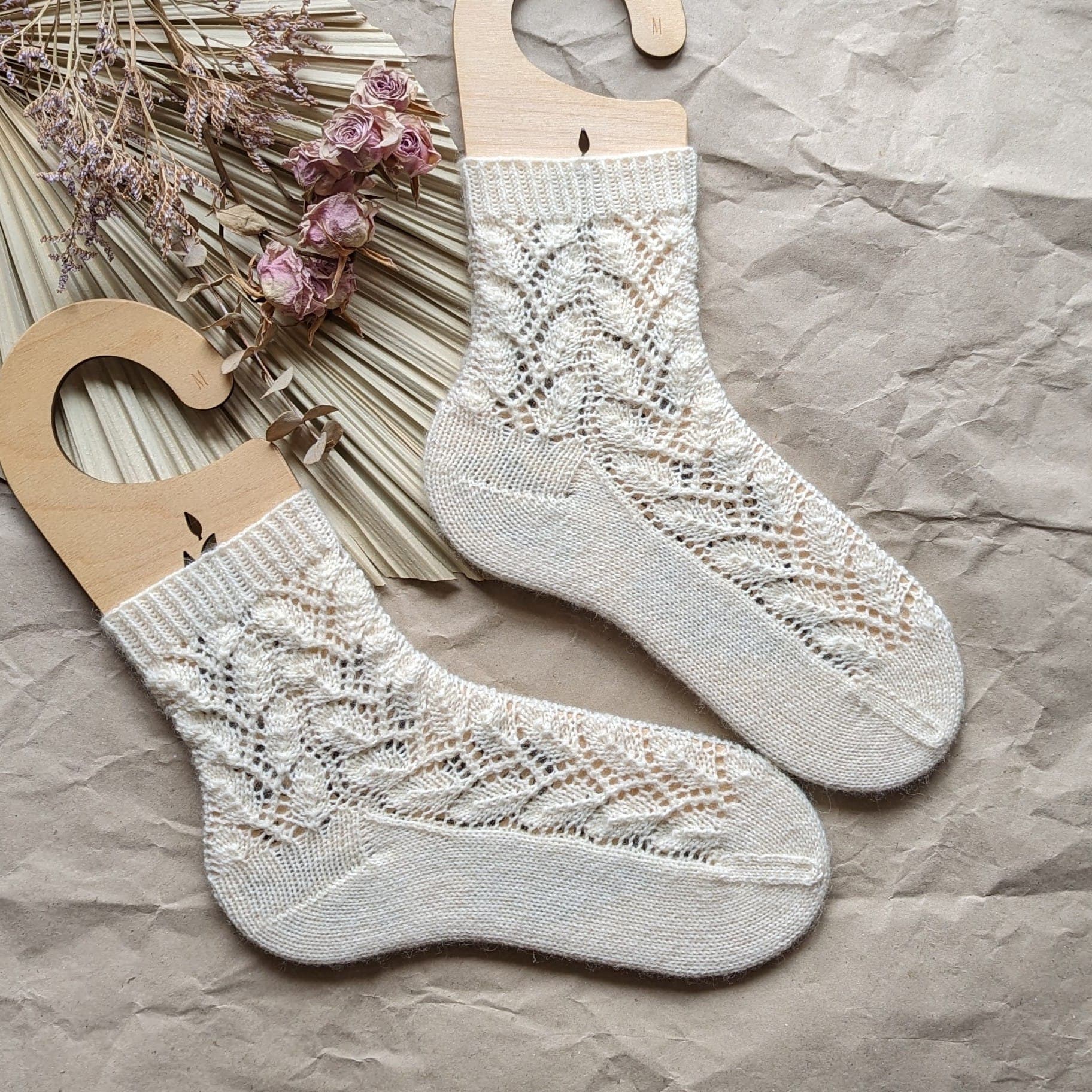 Dreamweaver Socks Cuff-down Knitting Pattern for Hand-knitted Lace ...