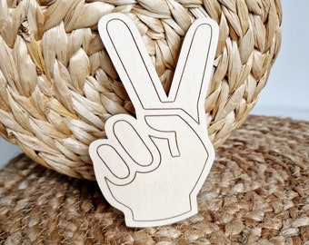 Wooden Peace Sign Cutout - Etsy