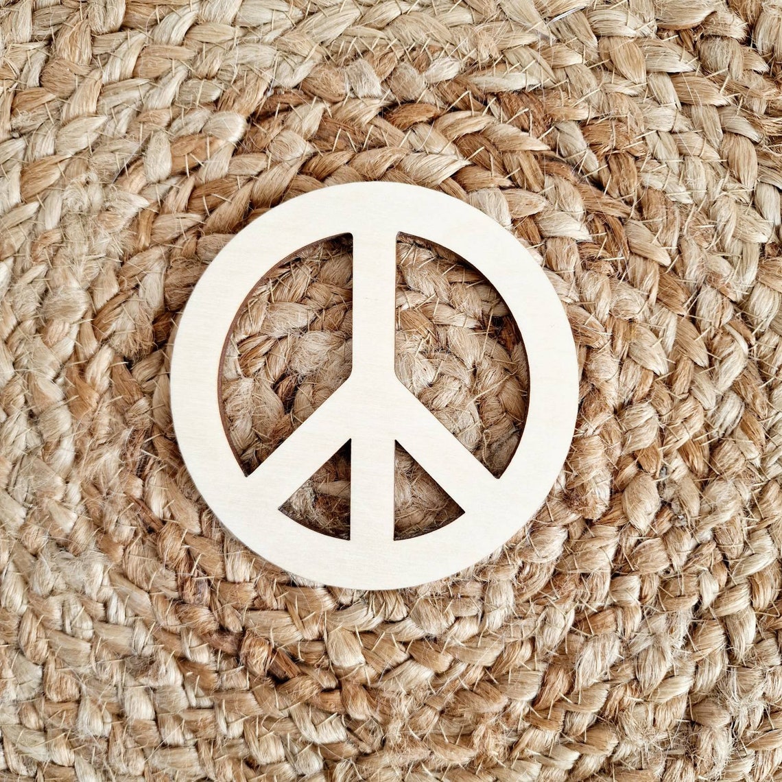 Peace Sign Cutout, Wooden Peace Sign Shape, Peace Symbol Cutout, Peace ...