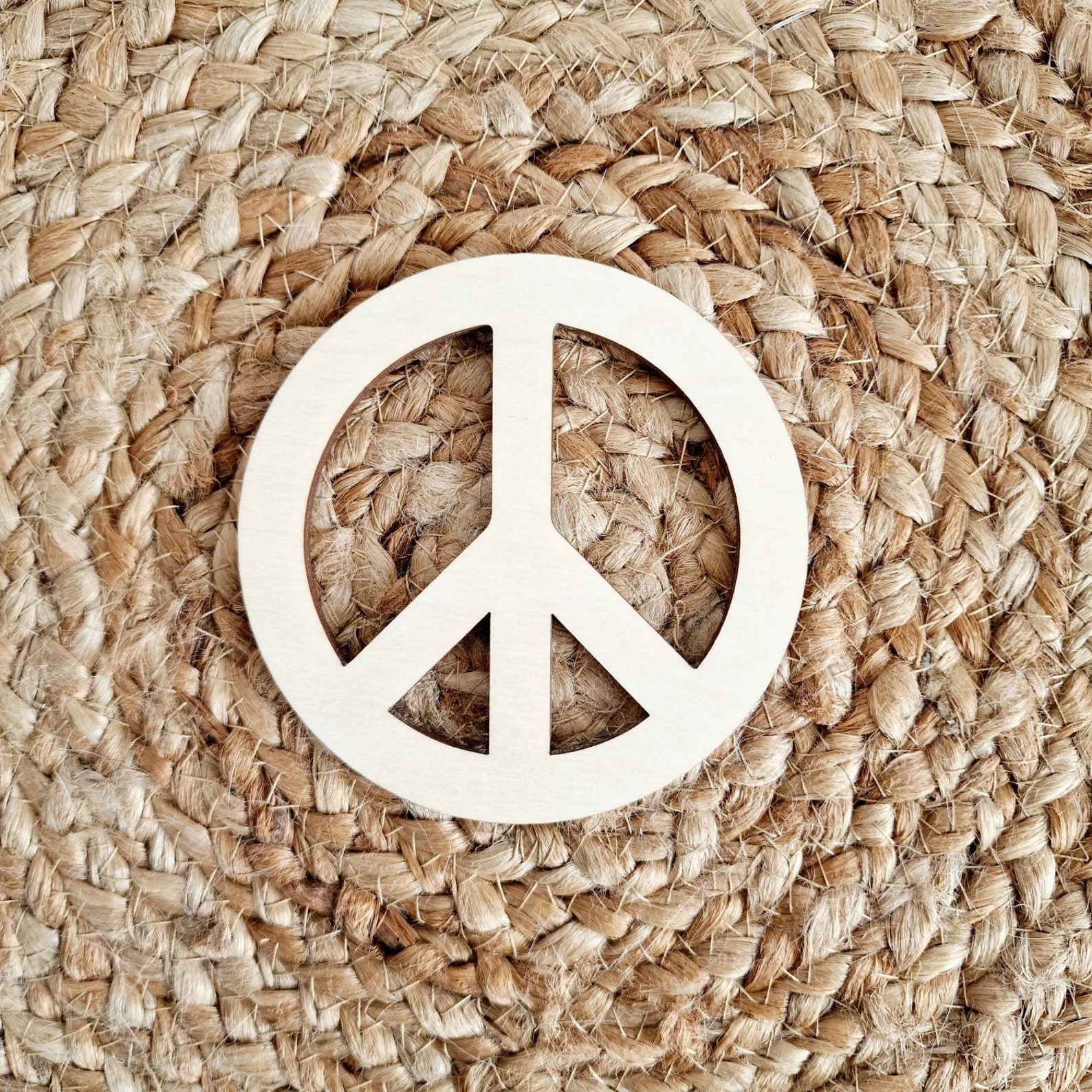 Peace Sign Cutout, Wooden Peace Sign Shape, Peace Symbol Cutout, Peace ...