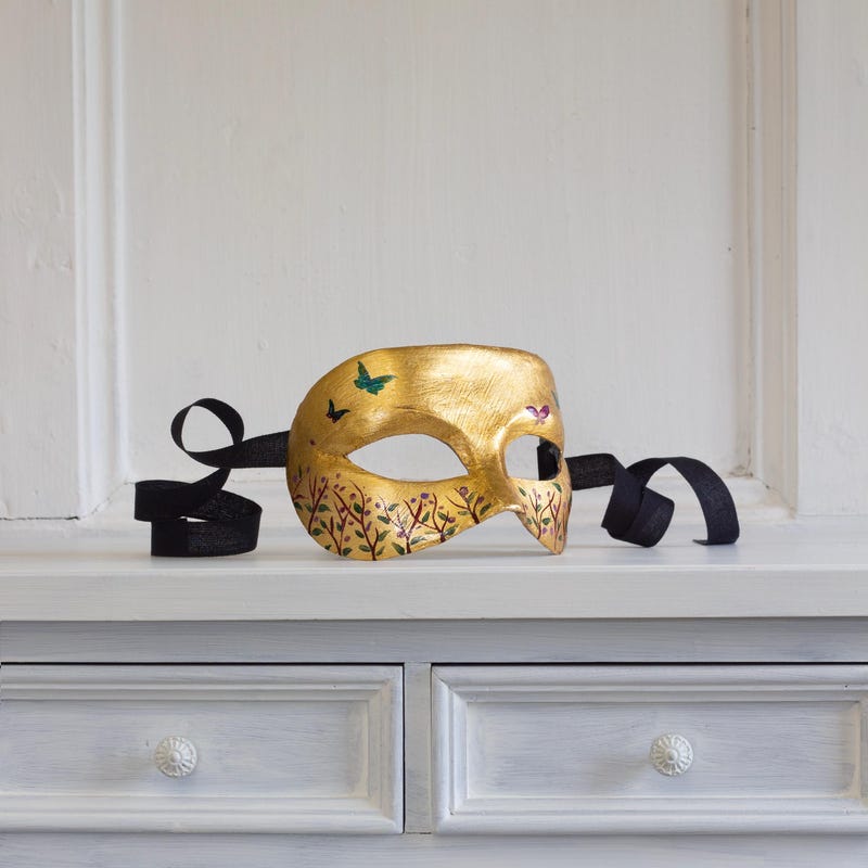 Colombina Venetian Mask - Etsy
