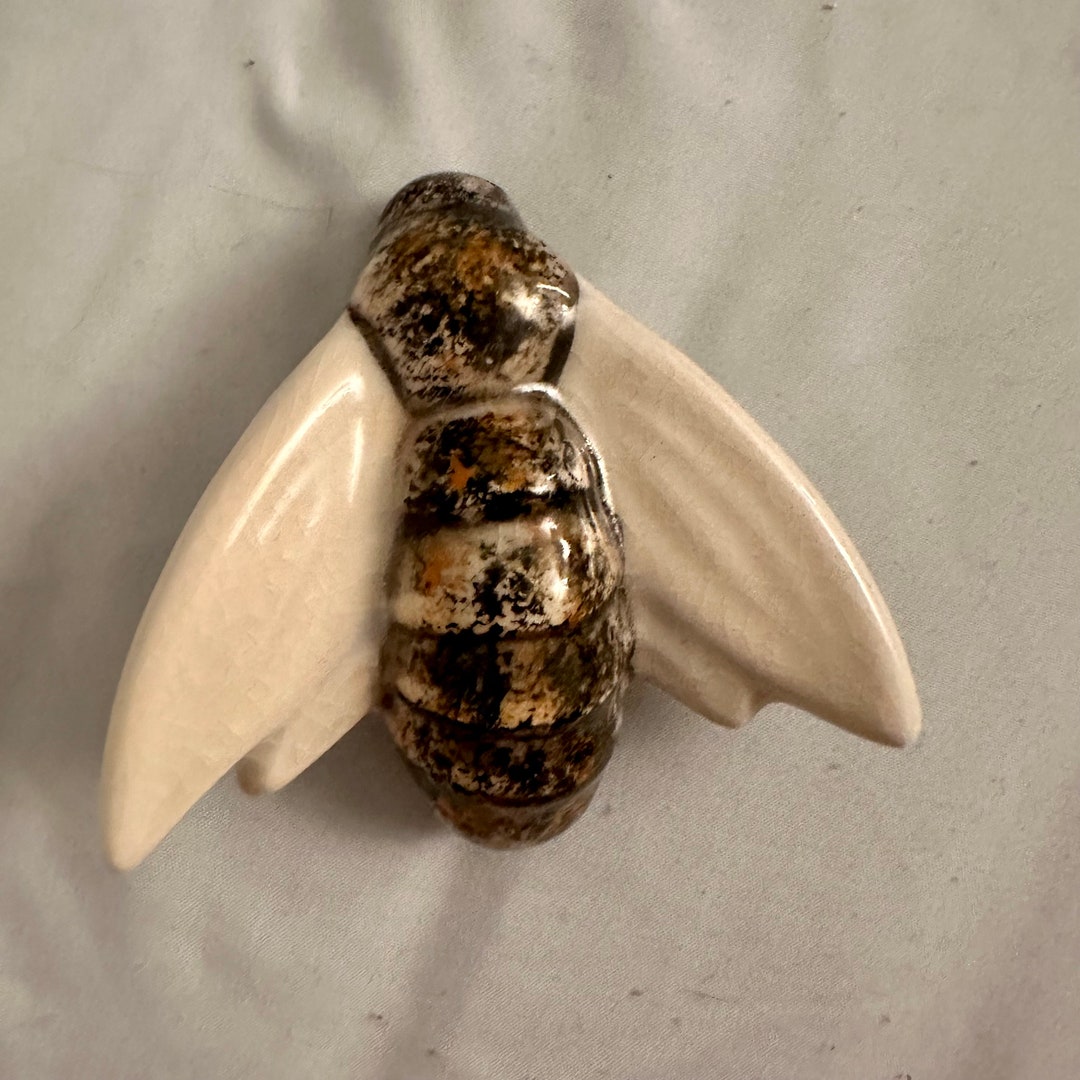 Vintage Ceramic Bumble Bee Figurine Ins Vintage Bug Insect Pottery - Etsy