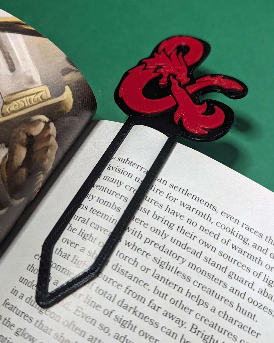 Unofficial Dnd Bookmark 3D Printed - Etsy