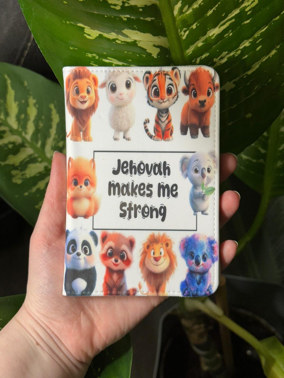 JW Small Tract Holder - Jehovah Makes Me Strong - Personalized ...