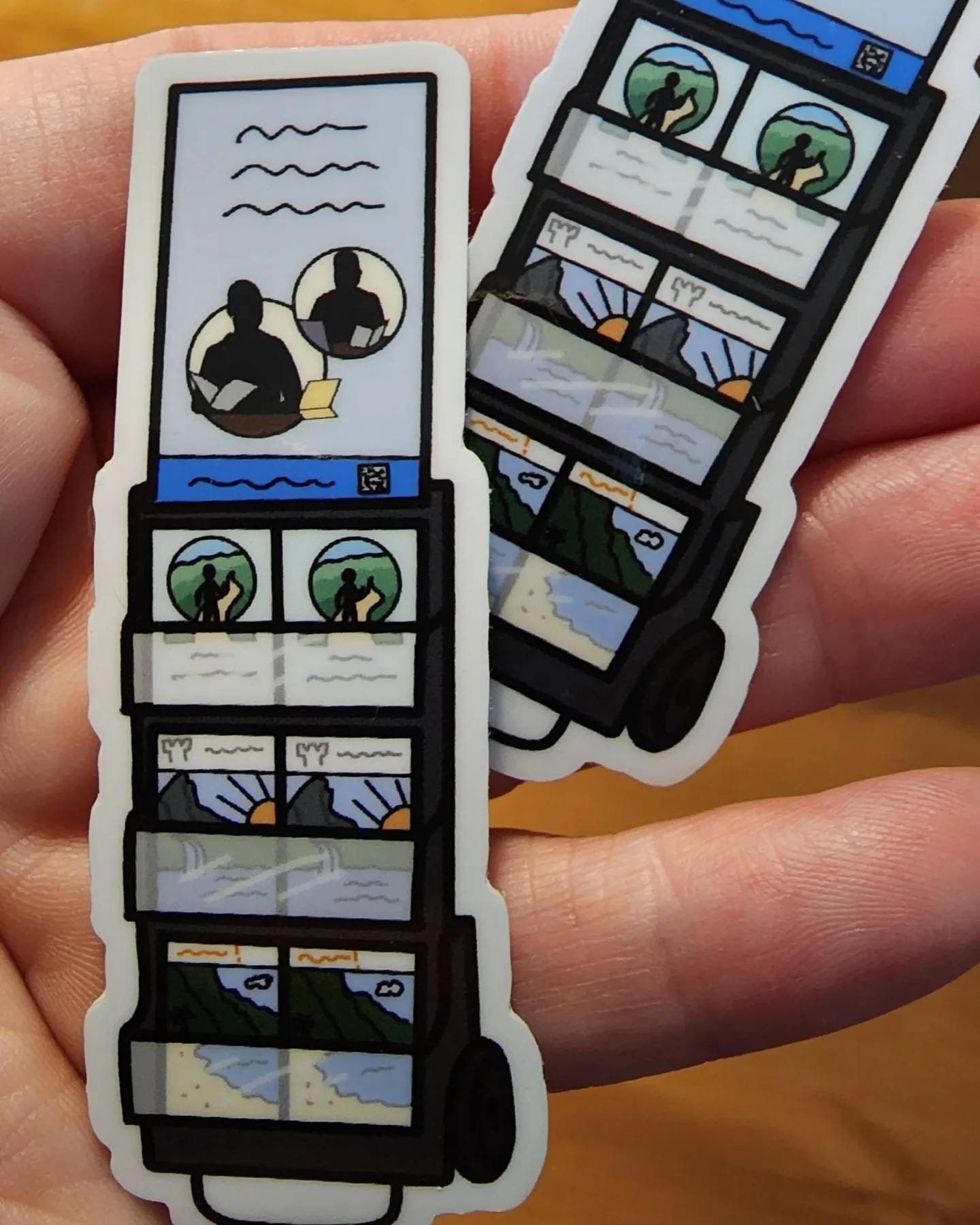 Witnessing Cart Die Cut Sticker - Small - Etsy