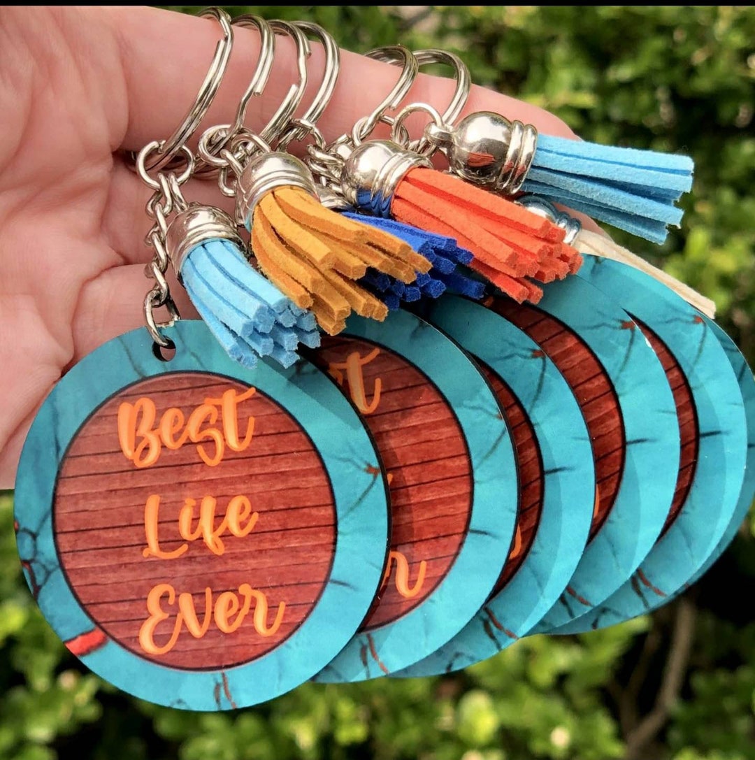 Best Life Ever Keychain English or Spanish - Etsy