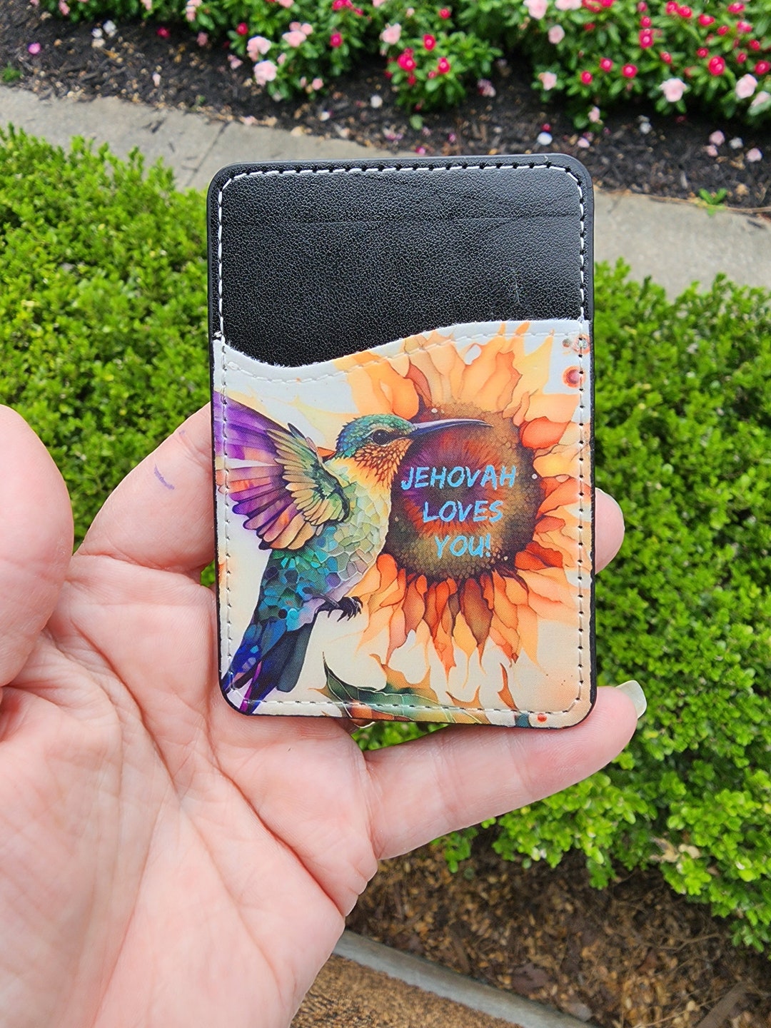 JW Adhesive Contact Card Holder - Jehovah Lovesyou - English or Spanish ...