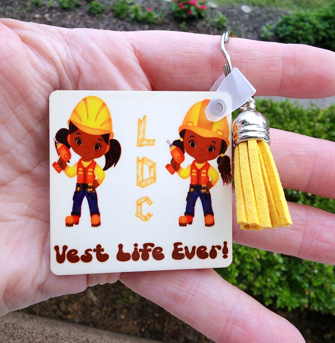 LDC Keychain - Vest Life Ever - Etsy