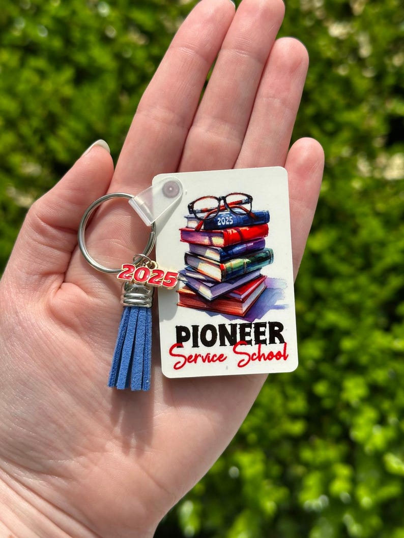 2025 Pioneer School Keychain - Personalized - Two Color Designs - Etsy