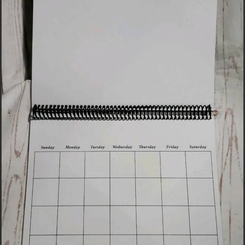 Scrapbook Style Calendar - Etsy