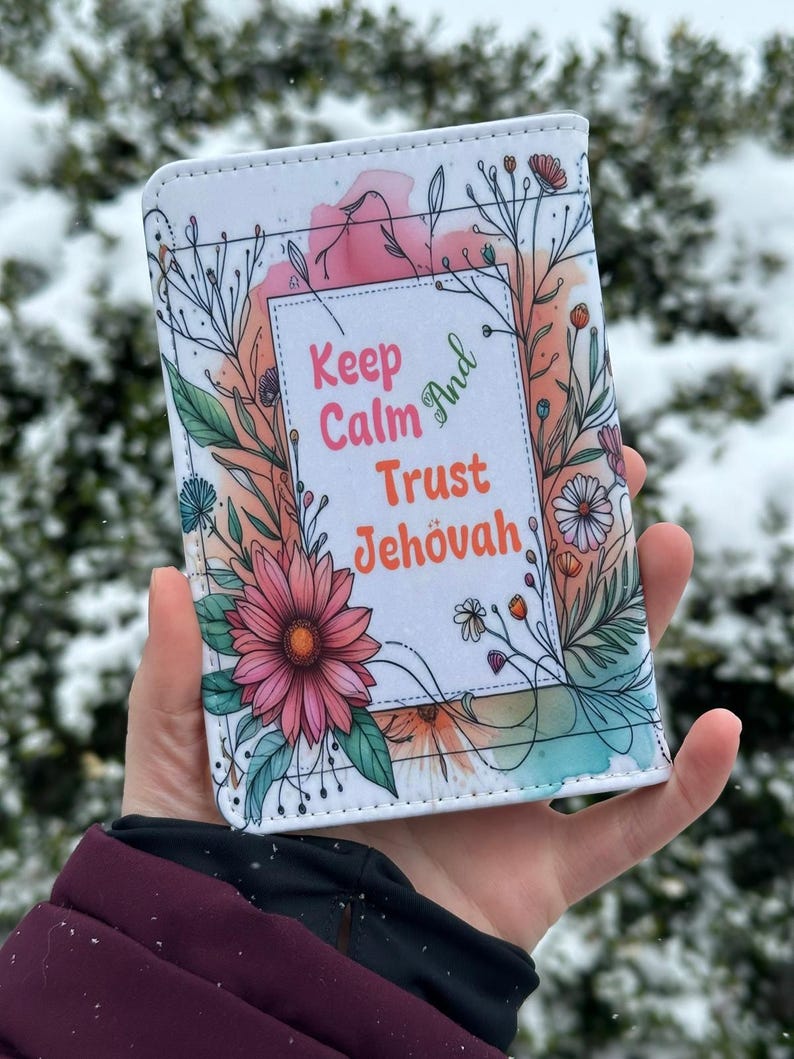 Small Tract Holder - Keep Calm - English or Spanish - Personalized - Etsy