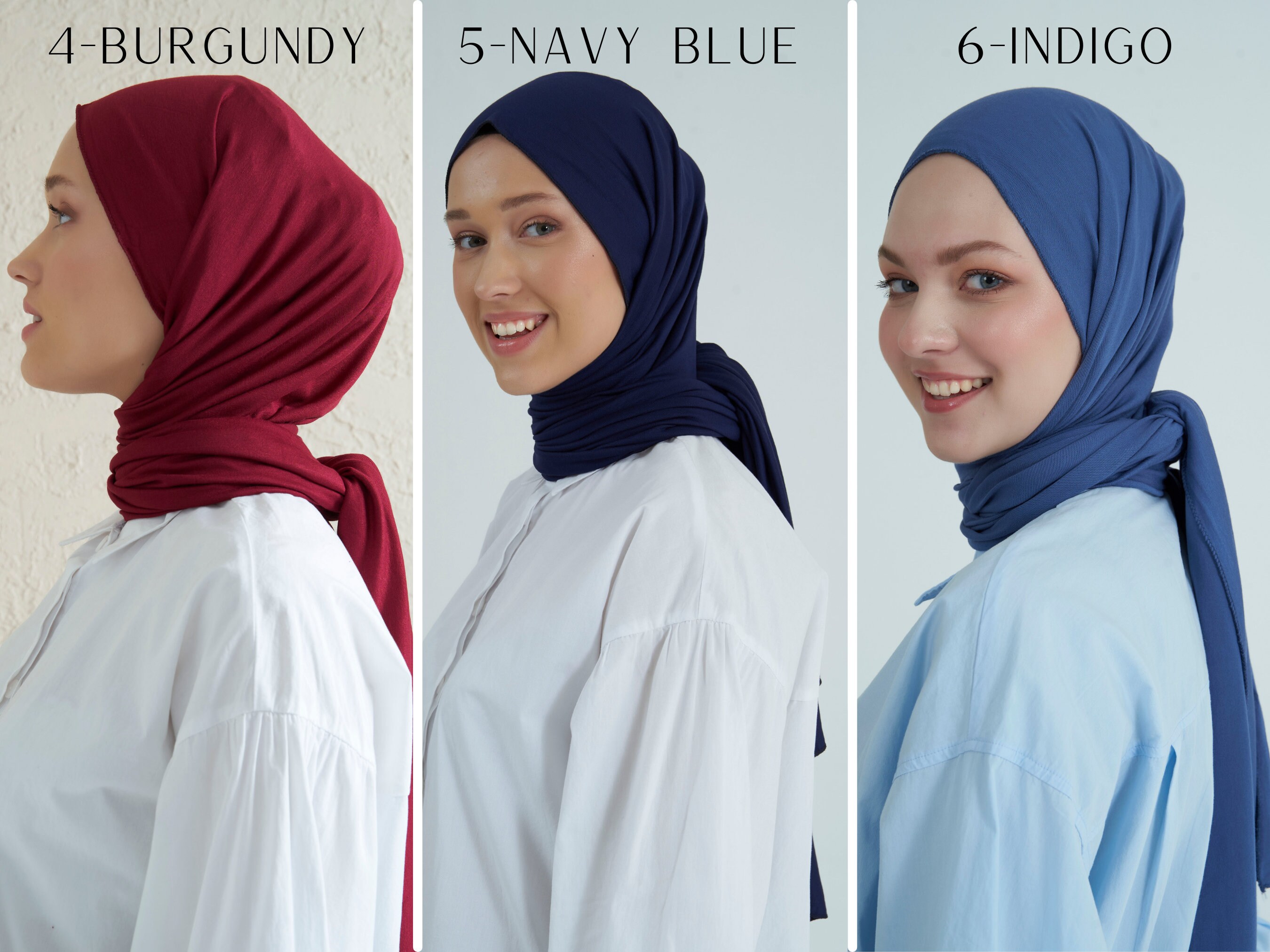Premium Stretchy Jersey Hijab Set Personalized Gift Box for Her Quality ...