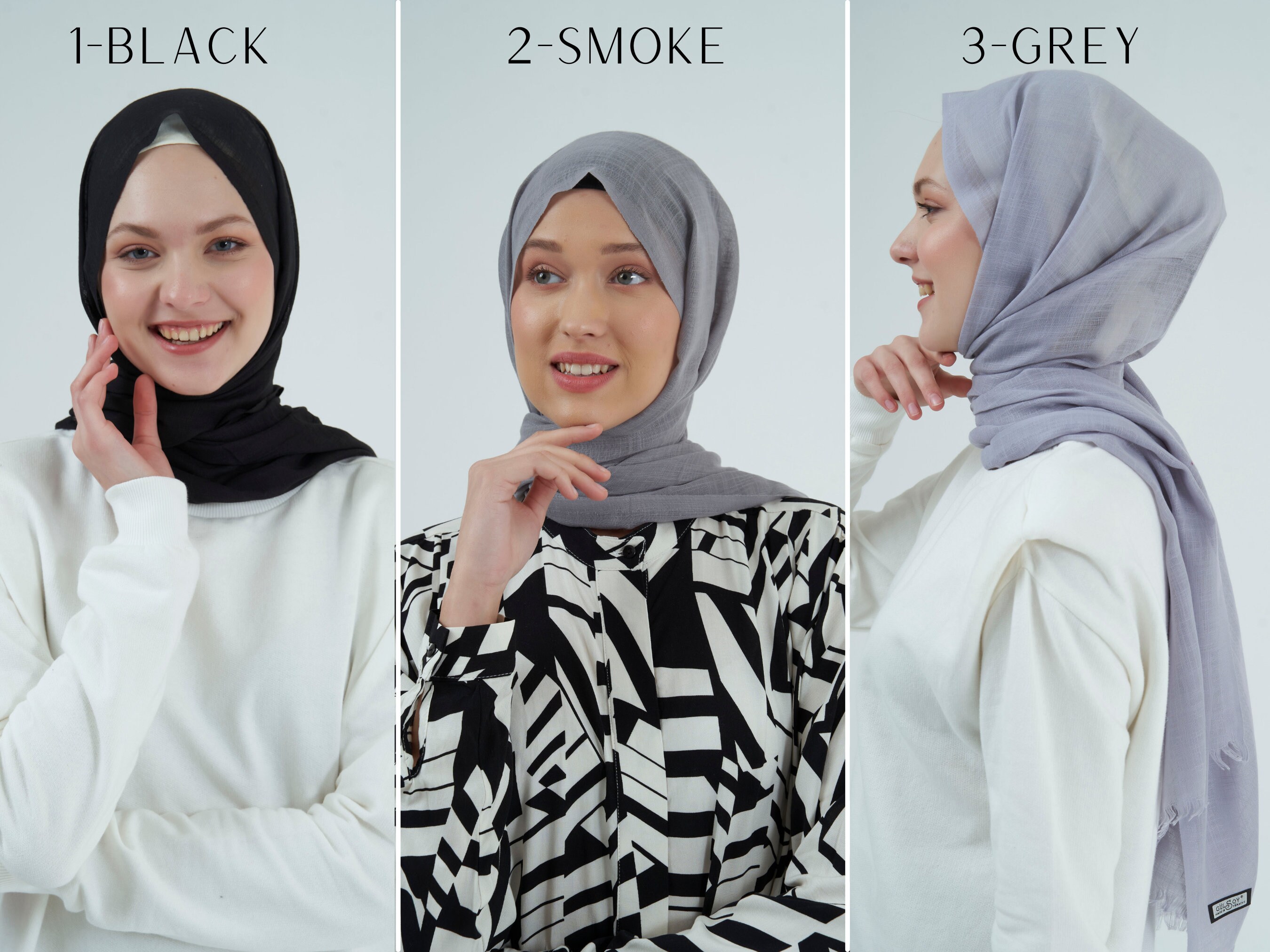 Premium Modal Cotton Hijab Set High Quality Shawls Luxury Scarves ...
