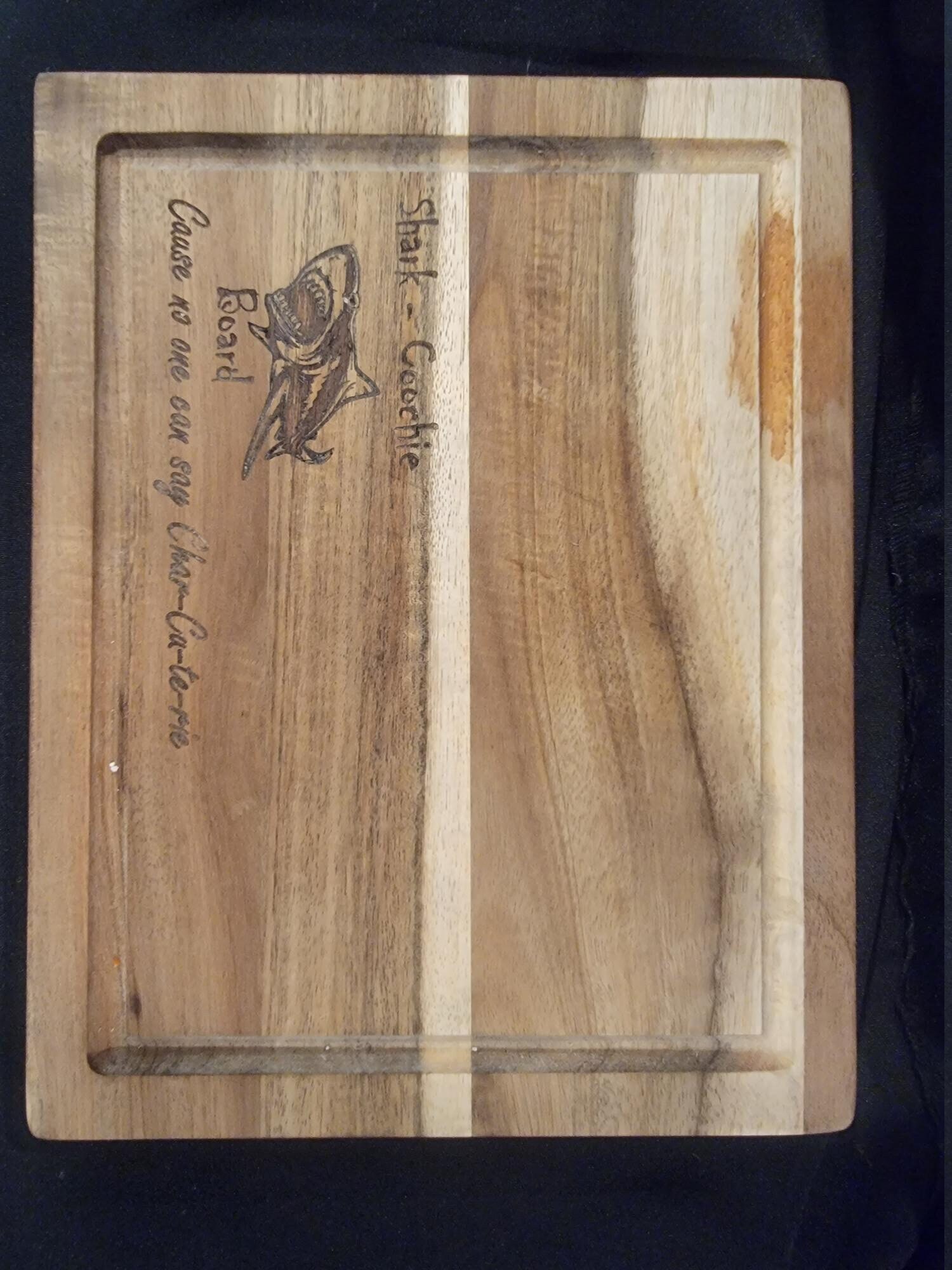 Charcuterie Board Shark-coochie Board - Etsy