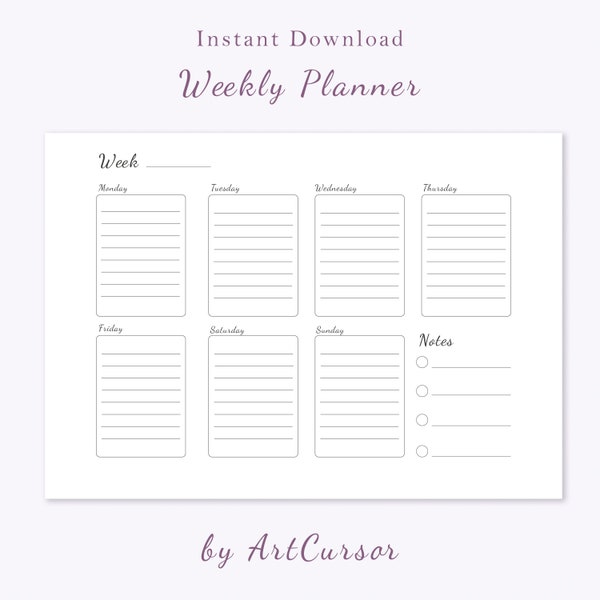 A3 to Do List - Etsy