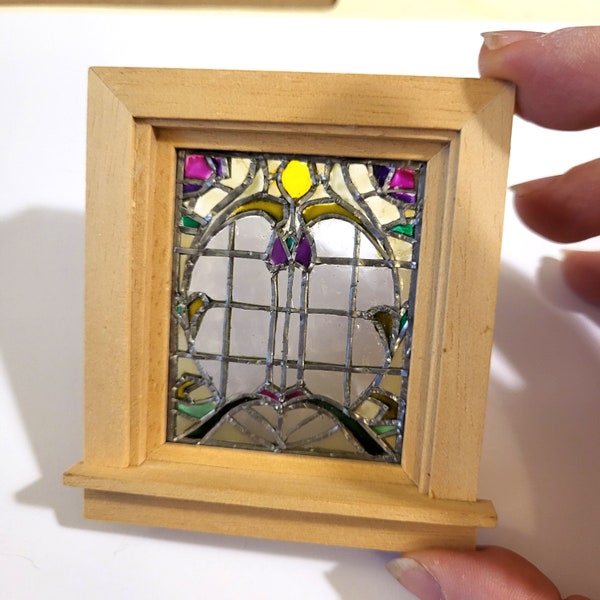 Miniature Stained Glass Window - Etsy