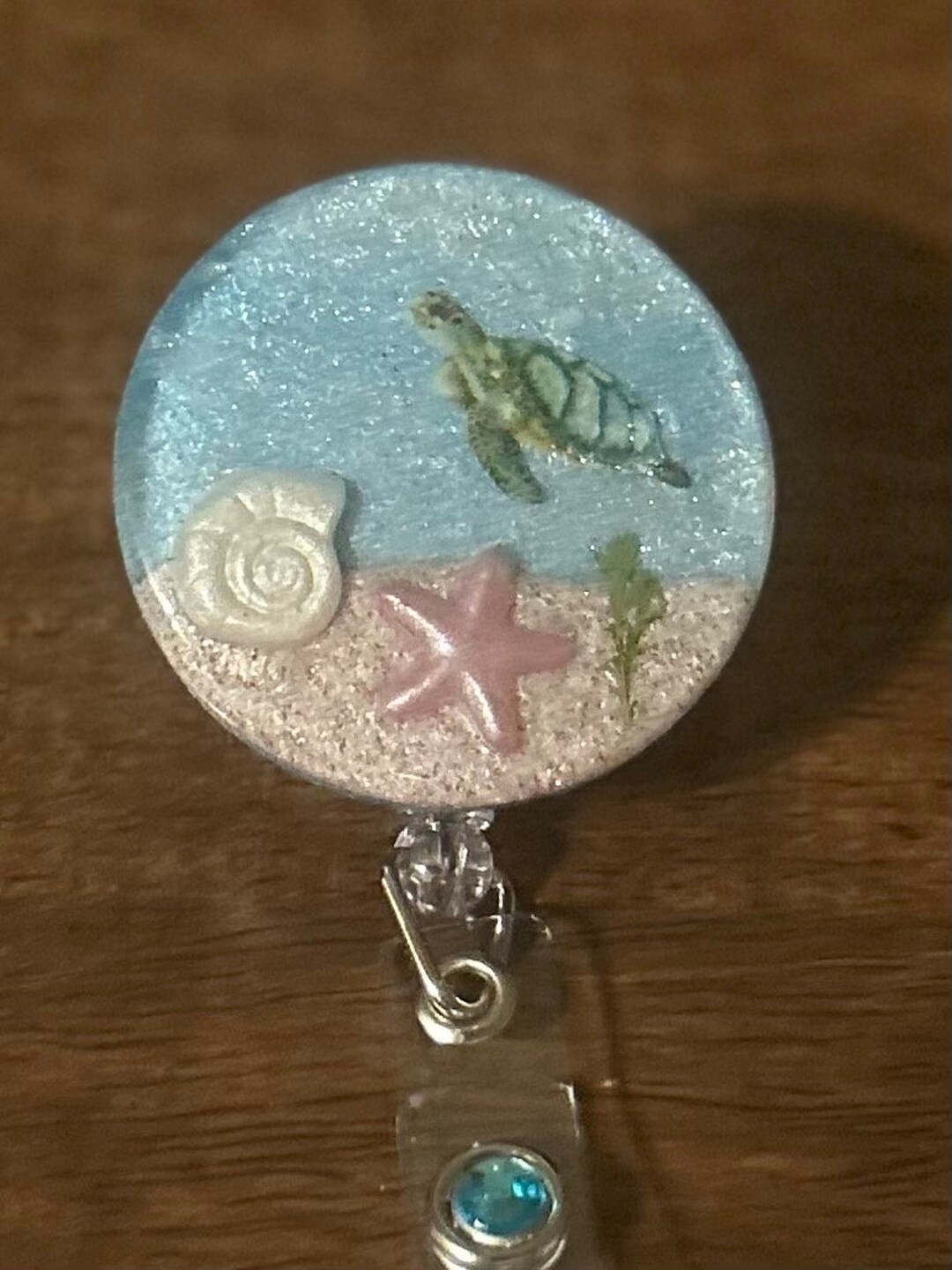 Sea Creatures Sea Turtle Retractable Badge Reel - Etsy