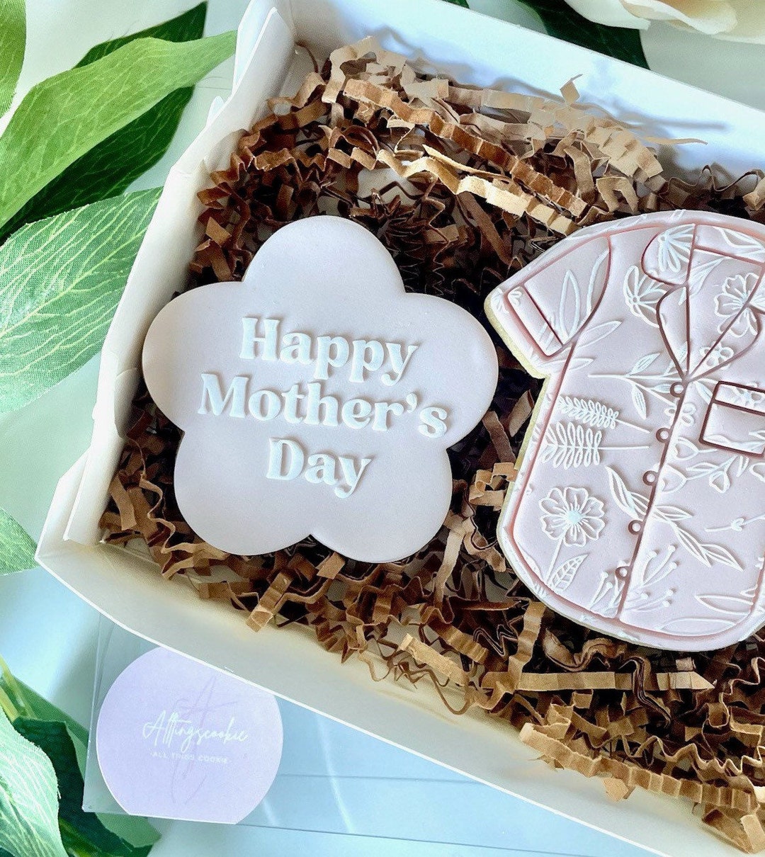 Happy Mothers Day Daisy Mothers Day Cookie Cutter and Fondant Debosser ...