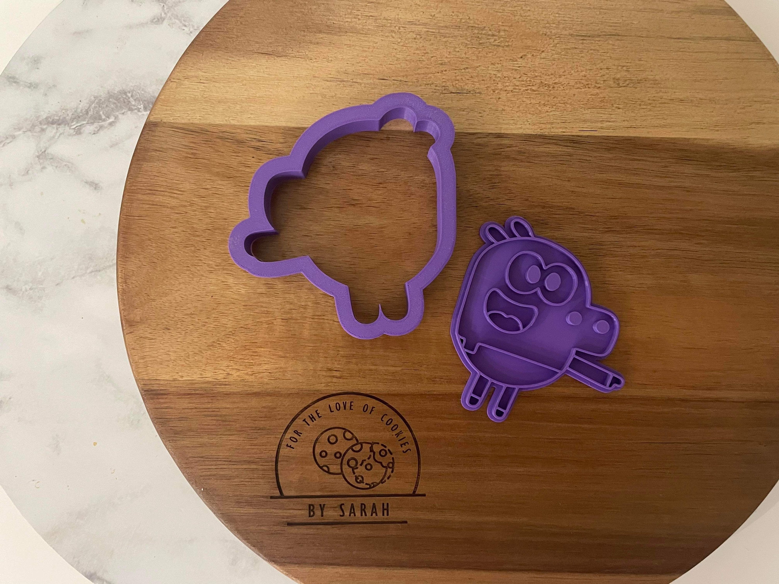 Hey Duggee Roly Hippo Cookie Cutter and Fondant Embosser Stamp - Etsy ...