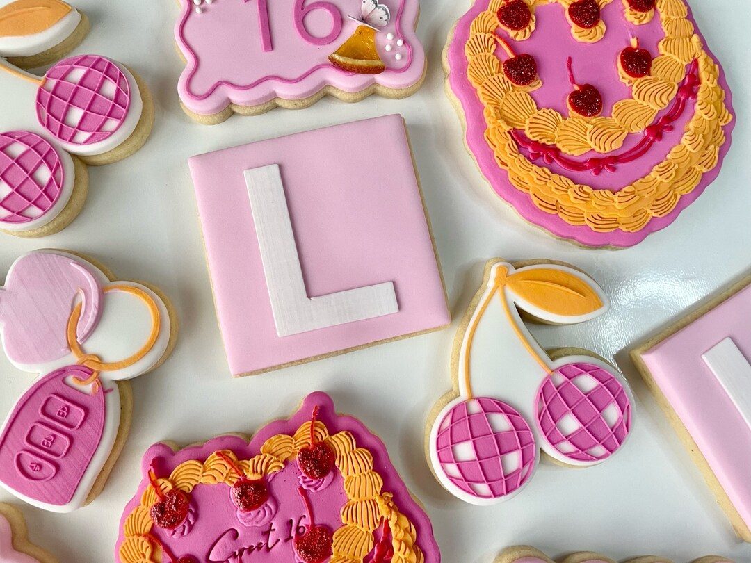Learners Plate Drivers License Sweet 16 Birthday Cookie Cutter and ...