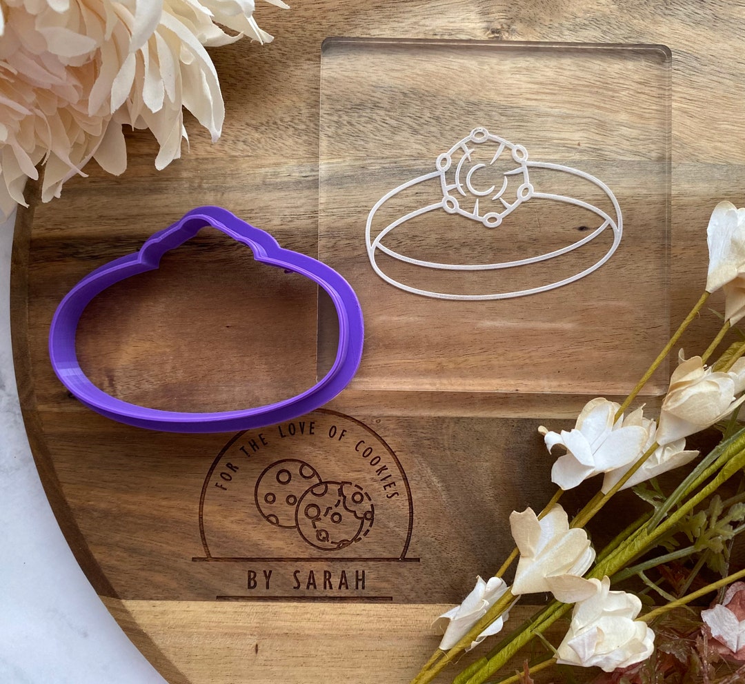Wedding Ring Wedding Hens Cookie Cutter and Fondant Debosser - Etsy