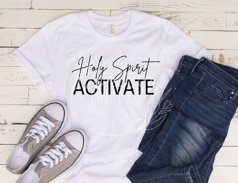 Holy Spirit Activate- INSTANT PNG DOWNLOAD - Etsy