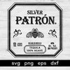 Silver Patron SVG, Tequila Svg, Soy El Patron SVG, Tequila Patron Svg ...