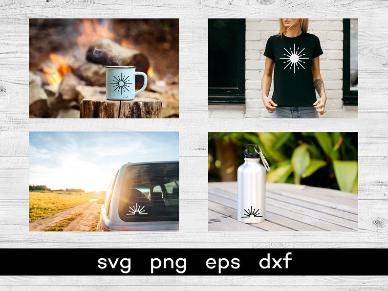 Sun Svg, Sunbeam Sunburst Sunset Sun Rays Summer Outdoors Svg, Cut File ...