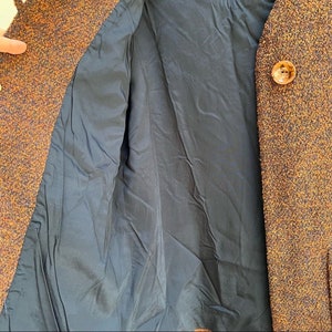 Vintage Austin Reed Red Orange Textured Weave Wool Blend Sweater Coat ...