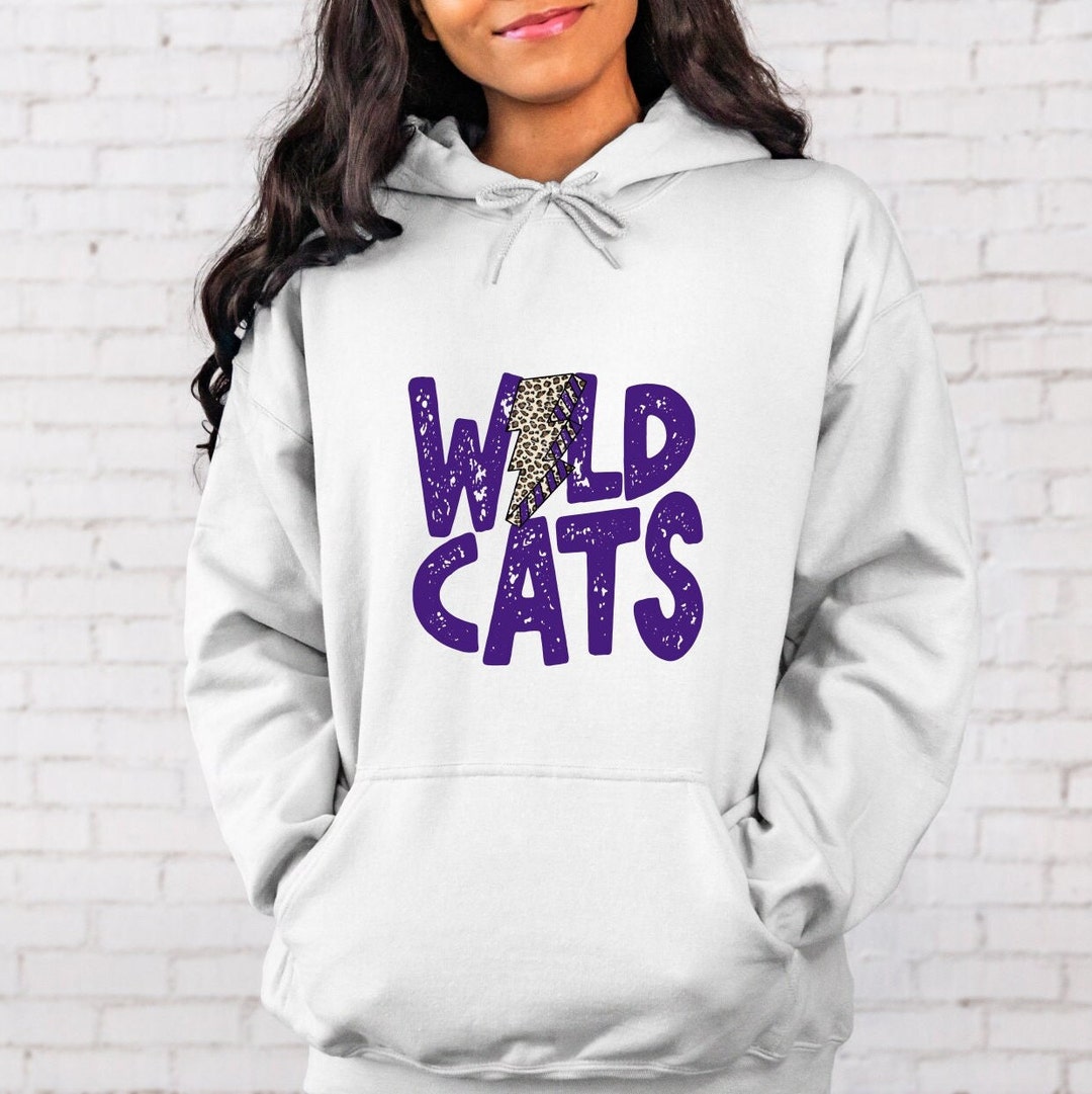 Purple Wildcat Transfer, Purple Wildcat Shirt or Hoodie Htv, Transfers ...