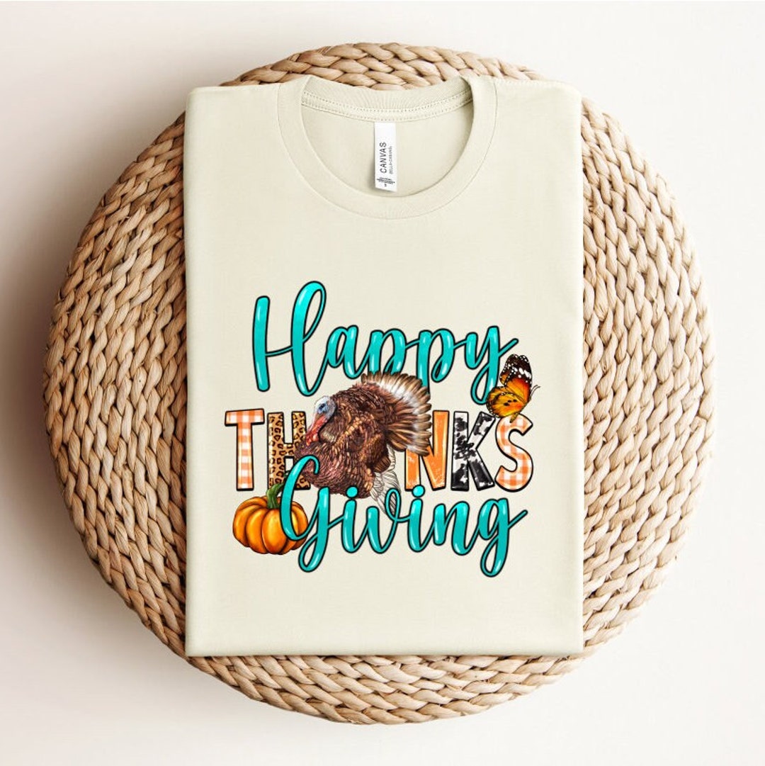 Happy Thanksgiving Turkey Transfer, Happy Thanksgiving Turkey Htv, Fall ...