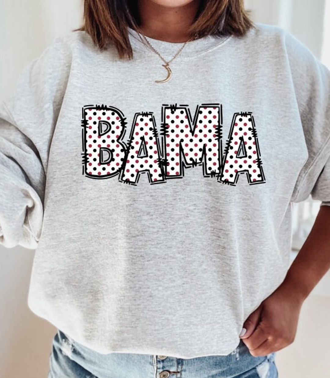 Bama Polka Dot Patterned Vinyl Transfer, HTV, Bama Ready to Press, Iron ...