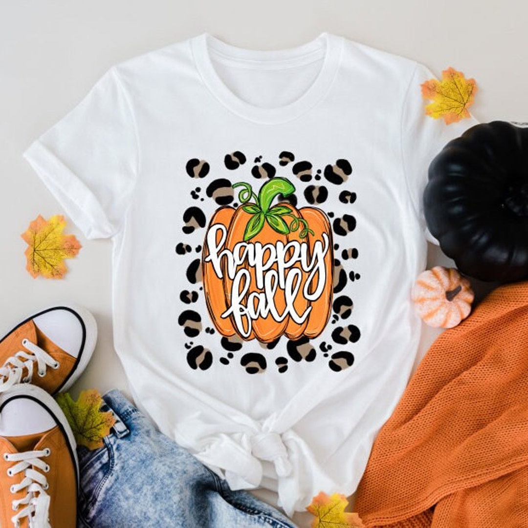 Happy Fall Transfer, Happy Fall HTV, Fall HTV, Fall Pumpkin, Pumpkin ...