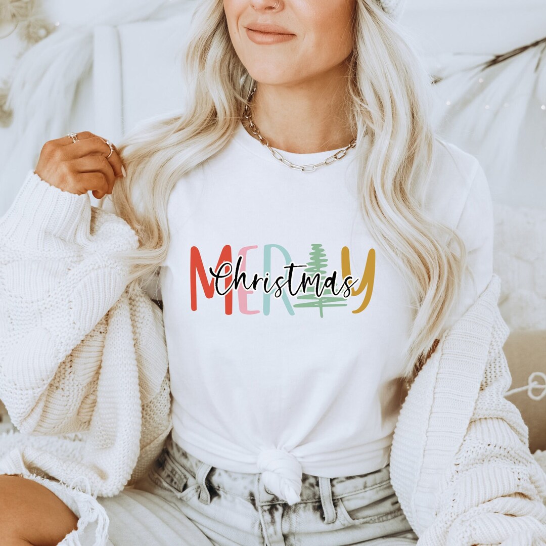 Merry Christmas HTV, Merry Christmas Transfers, Christmas HTV, Ready to ...