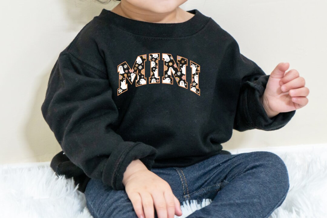 Mini Floral Ghost Transfer, Mini Ghost Print HTV, Iron on Vinyl ...