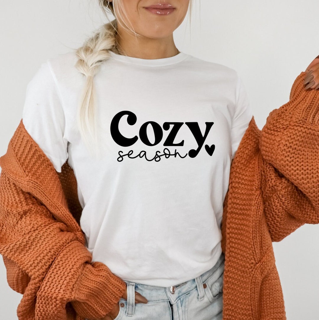 Cozy Season HTV, Cozy Season Transfer, Iron Ons, Fall HTV, Fall Ready ...