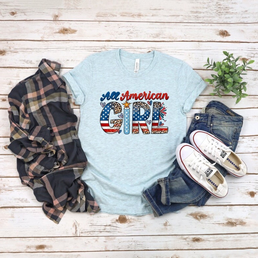 All American Girl HTV, All American Girl Transfers, 4th of July HTV ...