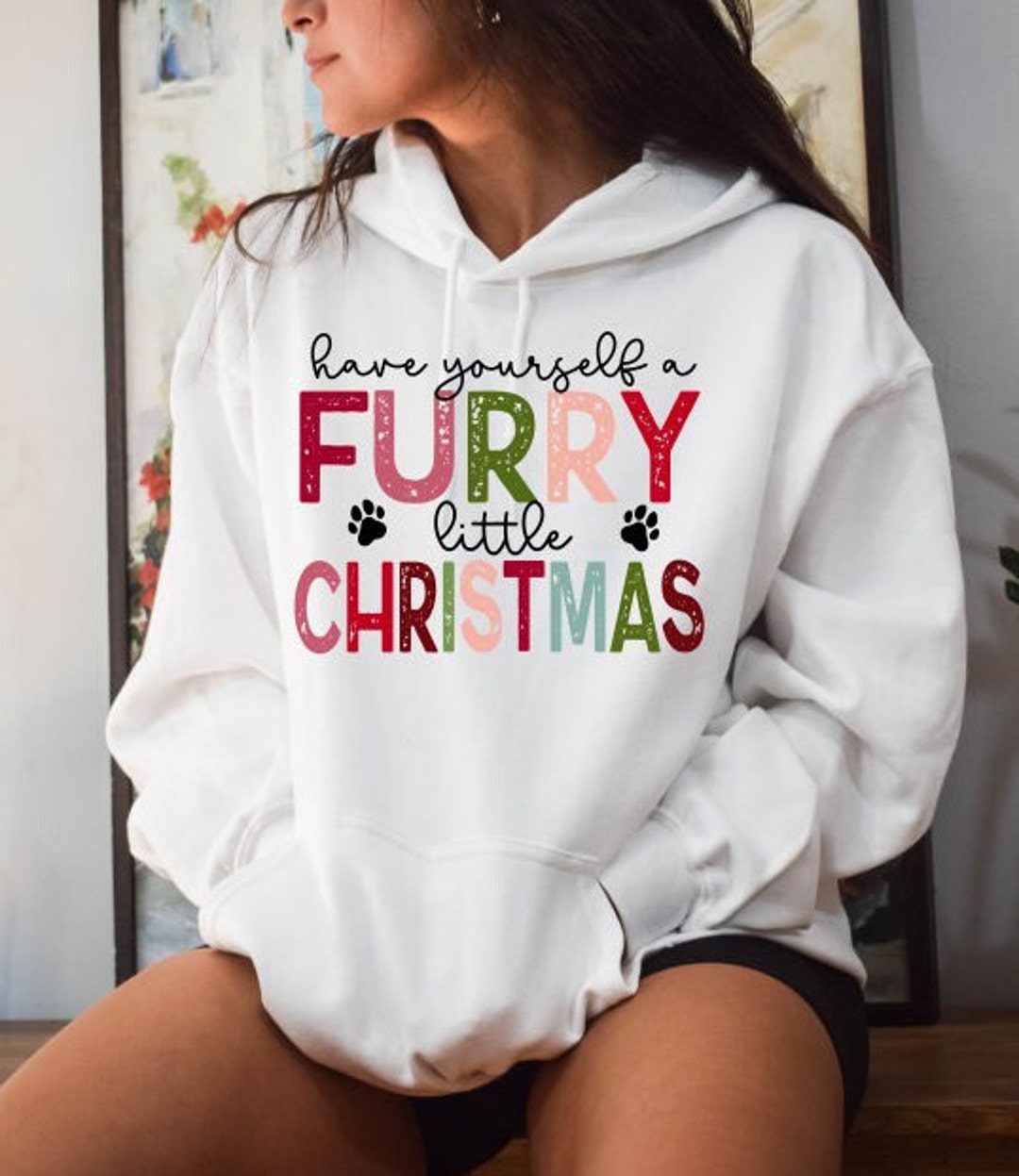 Have Yourself a Furry Little Christmas Transfer, HTV, Ready to Press ...
