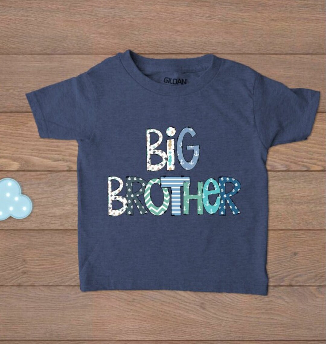 Big Brother Vinyl Transfer Big Brother Toddler Htv Ready to - Etsy