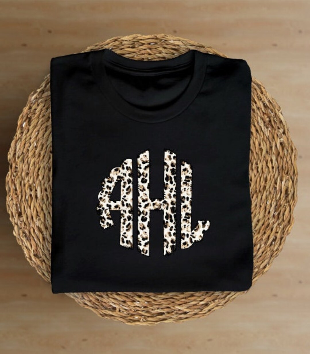 Boho Cheetah Print Monogram Vinyl Transfer, HTV, Shirt Not Included ...